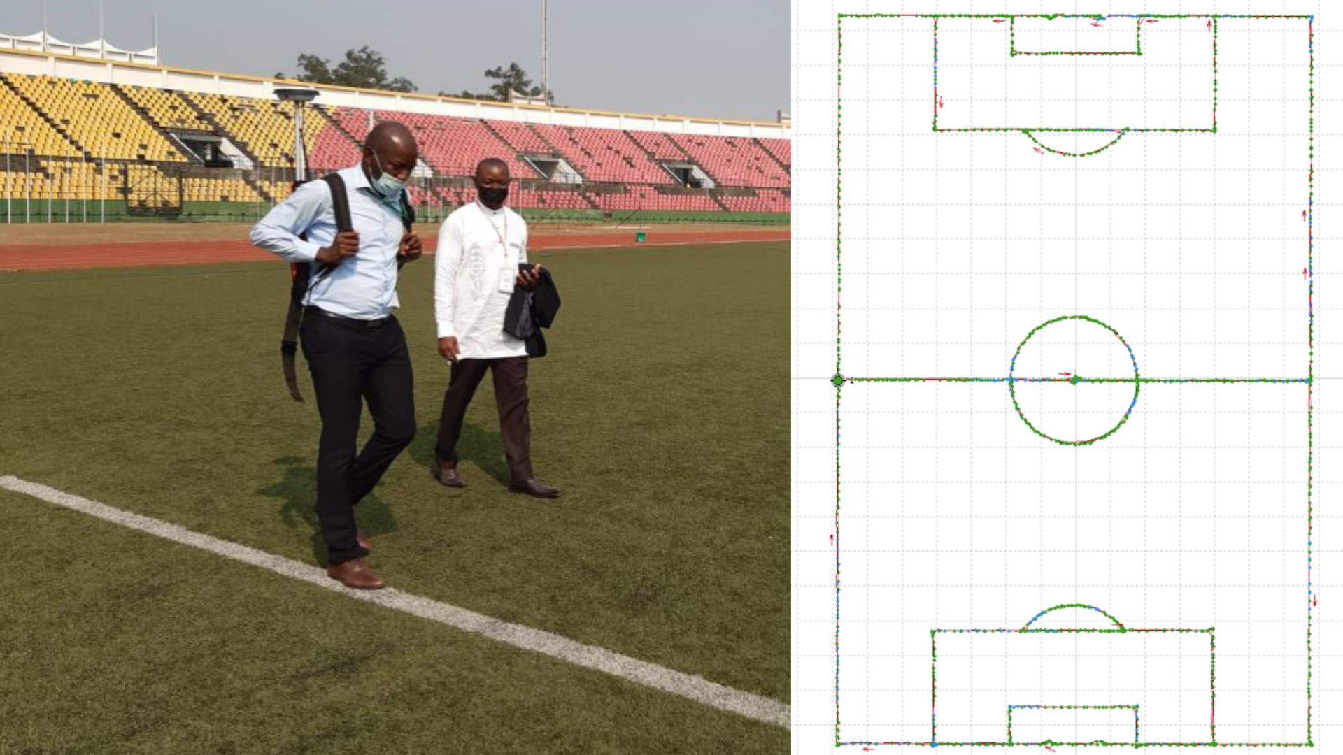 High Accuracy Positioning World Premiere in Brazzaville - Geoflex